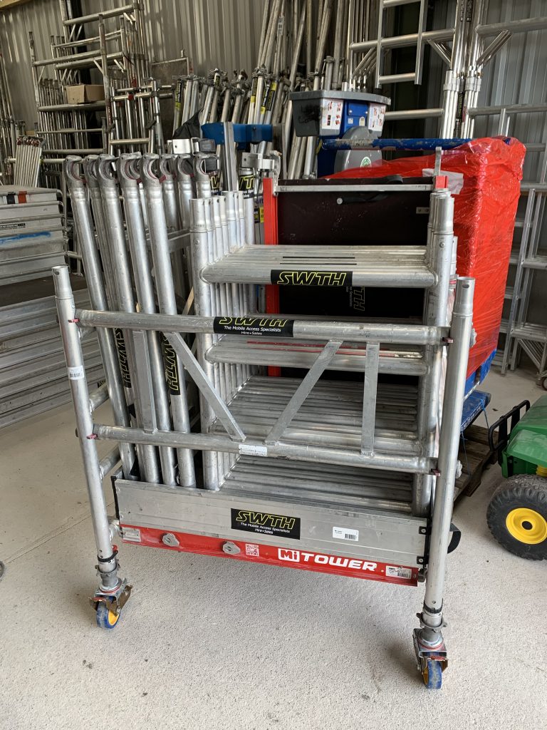 Mi-Tower 6.0M Aluminium One Man Scaffold Tower System (Used) – SWTH Access