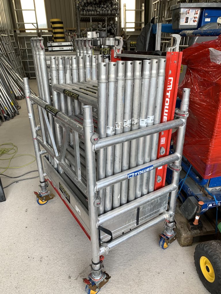 Mi-Tower 6.0M Aluminium One Man Scaffold Tower System (Used) – SWTH Access