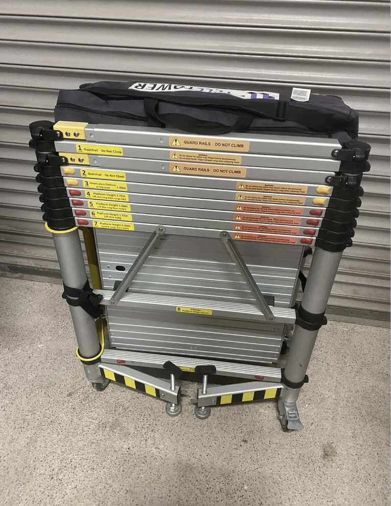 Teletower 4.0m w/h Telescopic Scaffold Tower (Ex Demo) – SWTH Access