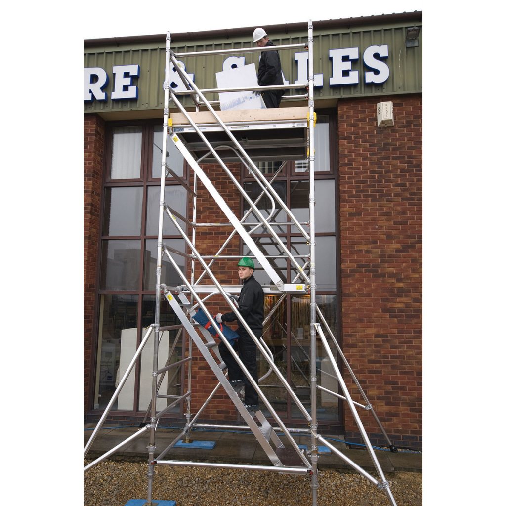 Aluminium ‘Staircase’ Scaffold Tower (1500mm Width) – SWTH Access