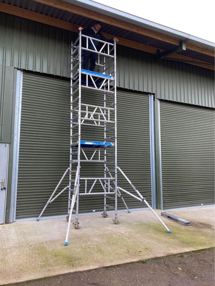 Mi-Tower 6.0M Aluminium One Man Scaffold Tower System (Used) – SWTH Access
