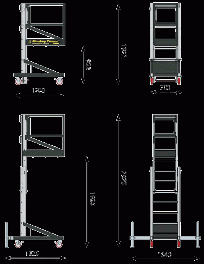 Monkey Mini Tower Desk Surf Access Platform Tower – SWTH Access